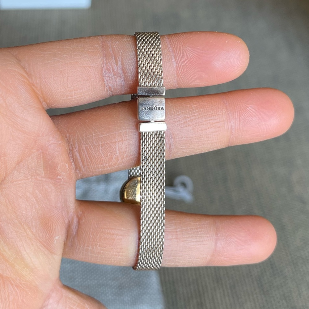 Authentic Pandora Reflexion Bracelet Gold Round Cz Pa… - Gem